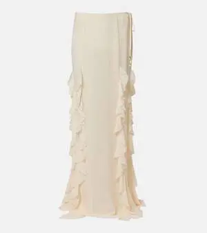 BANANHOT Ora Maxi Skirt - Beige