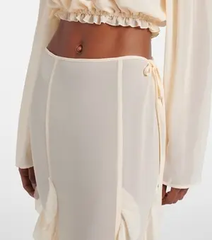 BANANHOT Ora Maxi Skirt - Beige