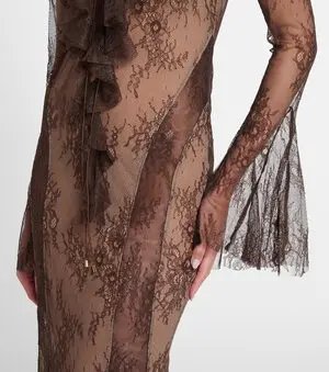 BANANHOT Nori Lace Maxi Dress