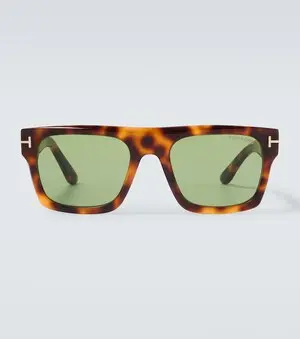 TOM FORD Cyrus Square Sunglasses - Brown