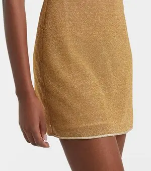 Oseree Lumière Minidress - Gold