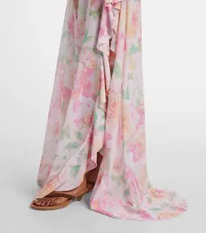 BANANHOT Clara Floral Maxi Skirt