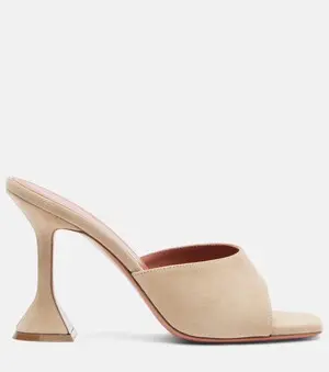 Amina Muaddi Lupita Suede Mules