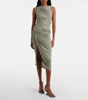 Rick Owens Lilies Luna Draped Jersey Top