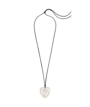 JENNIFER FISHER 14kt Gold-plated And Leather Necklace With Quartz - Black