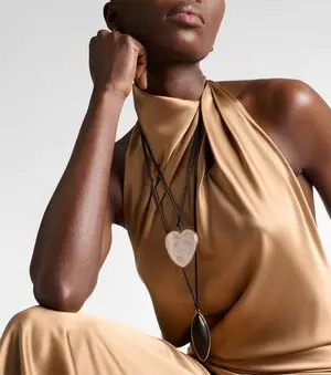 JENNIFER FISHER Quartz Necklace - Black