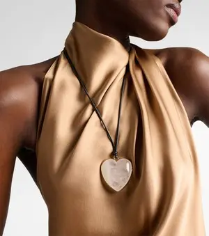JENNIFER FISHER Quartz Necklace - Black