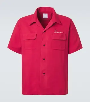 Visvim Judd Canvas Bowling Shirt - Red
