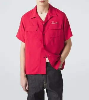 Visvim Judd Canvas Bowling Shirt - Red