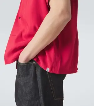 Visvim Judd Canvas Bowling Shirt - Red