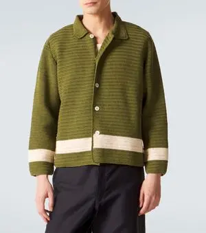 BODE Crochet Cotton Shirt