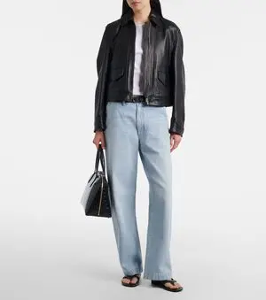AGOLDE X Maria Mcmanus Wide-leg Jeans - Blue