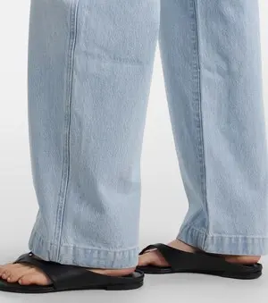 AGOLDE X Maria Mcmanus Wide-leg Jeans - Blue