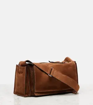 Miu Miu Suede Shoulder Bag - Brown