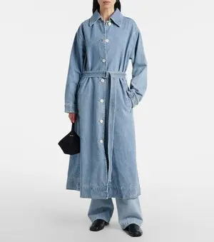 AGOLDE X Maria Mcmanus Denim Wrap Coat