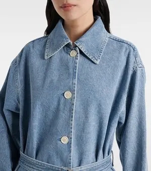 AGOLDE X Maria Mcmanus Denim Wrap Coat