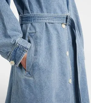 AGOLDE X Maria Mcmanus Denim Wrap Coat