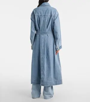 AGOLDE X Maria Mcmanus Denim Wrap Coat