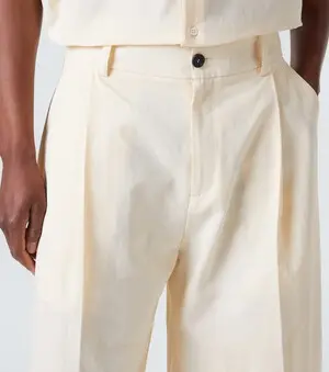 Studio Nicholson Fowld Bermuda Shorts - Beige
