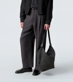 LEMAIRE Belted Canvas Tote Bag - Black