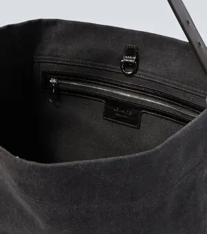 LEMAIRE Belted Canvas Tote Bag - Black