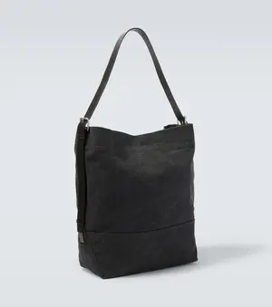 LEMAIRE Belted Canvas Tote Bag - Black