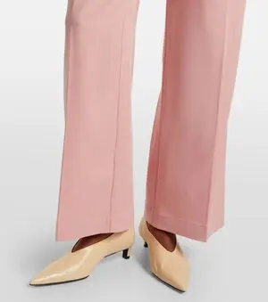Varley Jayla Pleated Wide-leg Trousers - Pink