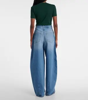 Jacquemus Ovale De-nîmes Barrel-leg Jeans - Blue