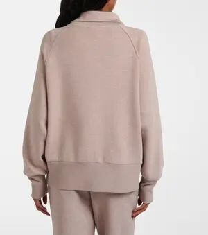 Varley Roxbury Zip-up Sweatshirt - Beige