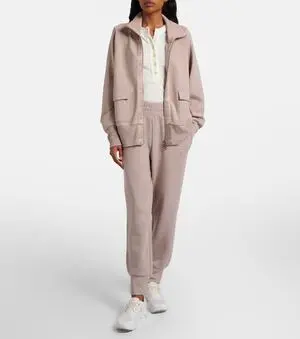 Varley Roxbury Zip-up Sweatshirt - Beige