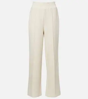 Varley Wide-leg Sweatpants In Mauvewood - White