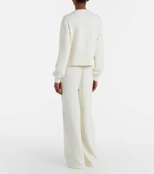 Varley Wide-leg Sweatpants In Mauvewood - White