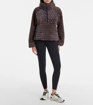 The Upside Harlow Fleece Half-zip Sweatshirt - Brown