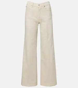 7 For All Mankind Lotta Tailorless Wide-leg Jeans