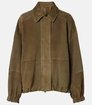Brunello Cucinelli Suede Jacket - Green