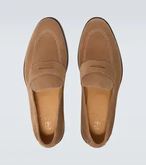 Brunello Cucinelli Suede Loafers - Beige