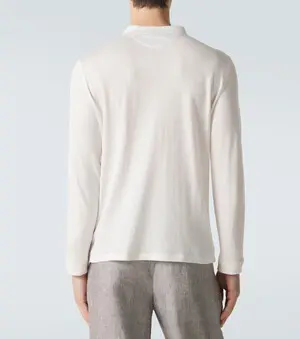 Brunello Cucinelli Linen And Cotton Henley Shirt