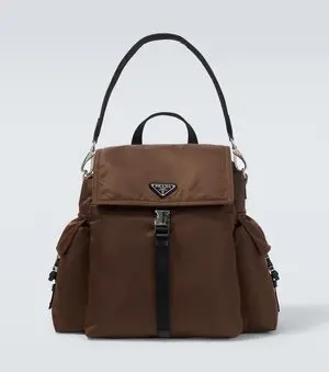 Prada Explore Re-nylon Backpack - Brown