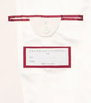 Brunello Cucinelli Double-breasted Silk Blazer