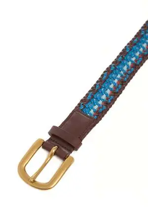Gabriela Hearst Sam Braided Leather Belt