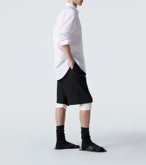 THE ROW Malick Cross Leather Sandals