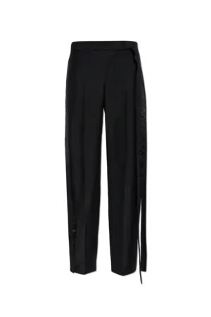Alexander McQueen Wool Blend Trousers