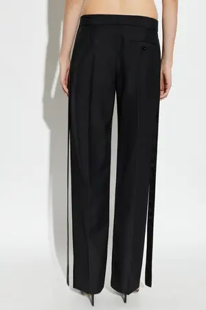 Alexander McQueen Wool Blend Trousers