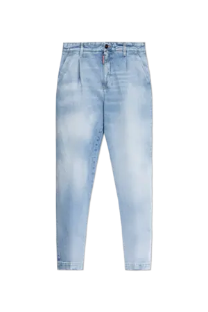 Dsquared2 Light Wash Bottoms For Men