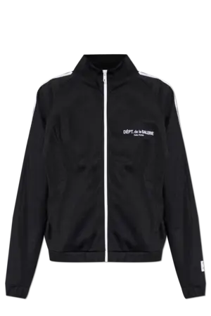 GALLERY DEPT. Logo Zip Up Track Jacket - Black