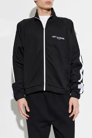GALLERY DEPT. Logo Zip Up Track Jacket - Black