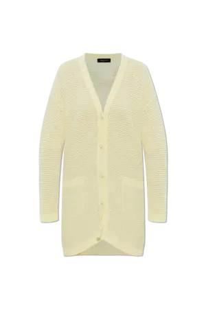 Fabiana Filippi Cardigan With Pockets - Yellow