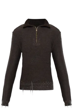 MAISON MARGIELA Sweater With Decorative Threads