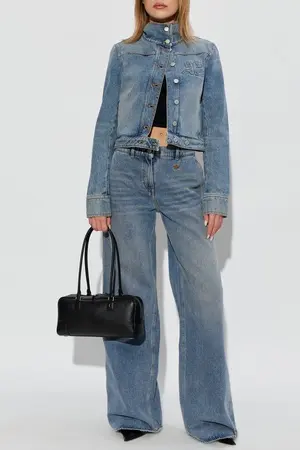 COURREGES Asymmetrical-leg Jeans - Blue