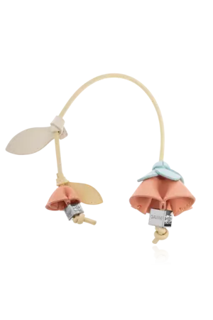 GANNI Floral Motif Bag Charm - Multicolour